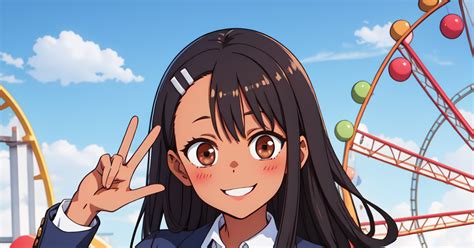 イジらないで、長瀞さん Nagatoro Hayase Amusement Park Aimisakaのイラスト Pixiv