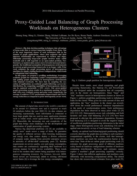 pdf proxy guided load balancing of graph processing workloads slam