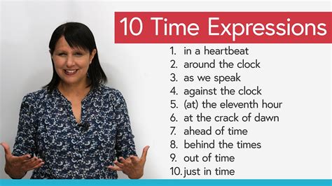Learn 10 Time Expressions In English YouTube