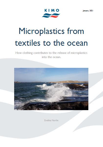Kimo Launches Report On Microplastic Pollution From Textiles