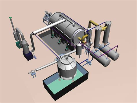 Semi Continuous Pyrolysis Plant 20t D Capacity