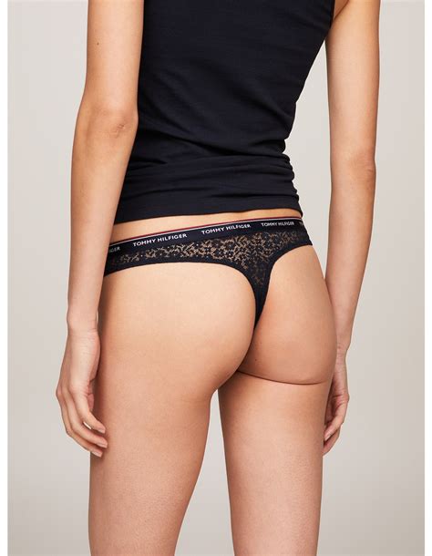 Tommy Hilfiger Premium Essentials 3 Pack Thong Lace David Jones