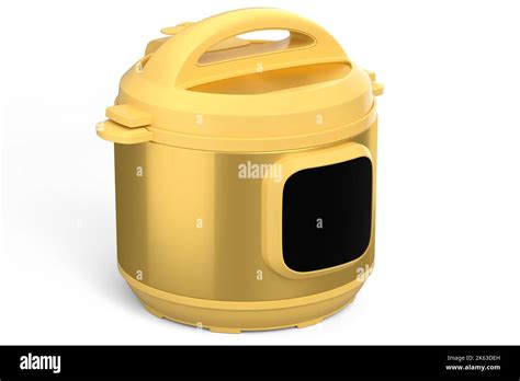 Electric Multi Cooker Isolated On White Background 3d Render Of