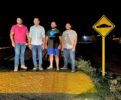 Prefeitura de Umarizal inicia sinalização de lombadas e instalação de