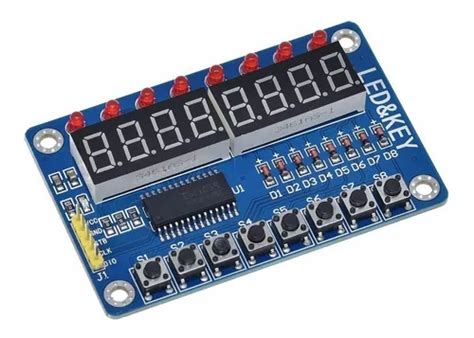 Display Tm1638 7 Segmentos 8x7 8 Caracteres Ledandkey Parcelamento