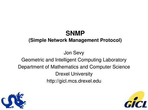 PPT SNMP Simple Network Management Protocol PowerPoint Presentation