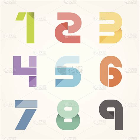 一个现代光滑的剪纸字母抽象设计
