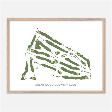 Brentwood Country Club In Los Angeles California Modern Watercolor