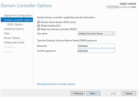 Install And Configure A Read Only Domain Controller Rodc On Windows Server 20192022 Windows