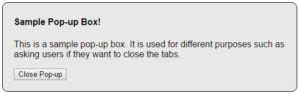 How To Add Popup Message Window Using JQuery ByteScout