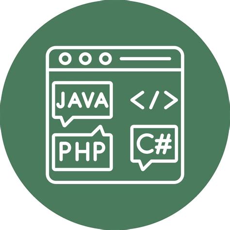 Coding Language Crisp Flat Art 60718905 Vector Art At Vecteezy