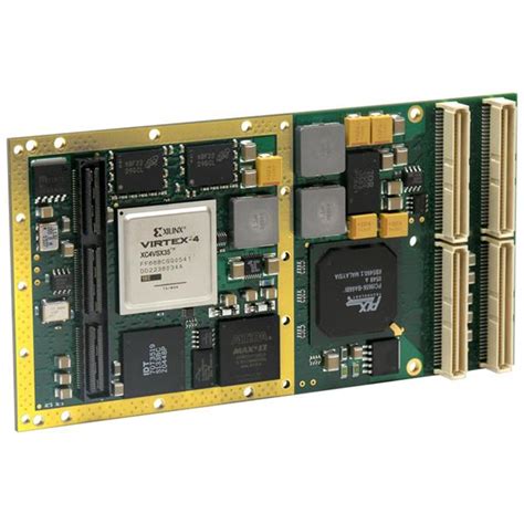 Pmc Sx35 Acromag Reconfigurable Virtex 4 Fpga Module With Plug In Io