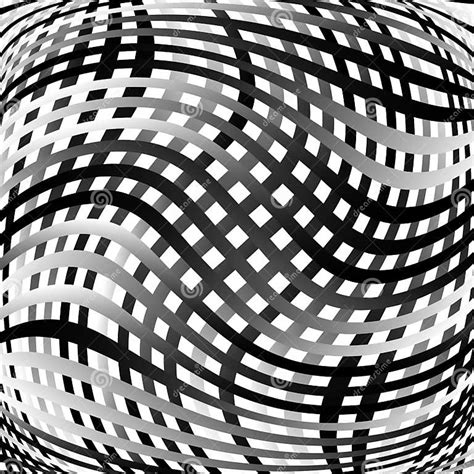 Grid Mesh Pattern With Distortion Abstract Geometric Pattern Stock
