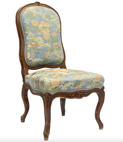 Proantic Chaise Basse De Style Louis Xv