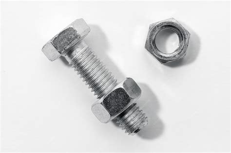 Premium Photo Bolt And Nut Isolated On White Background