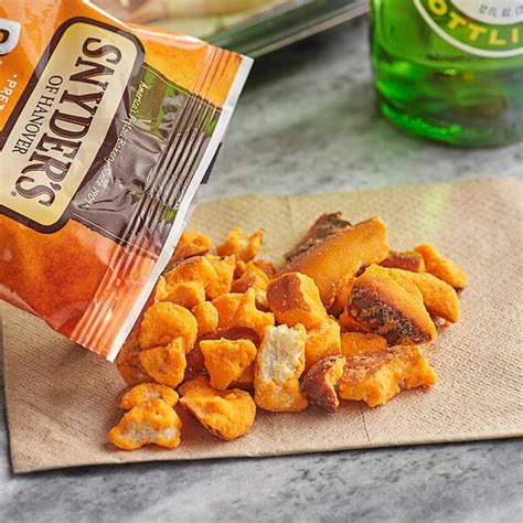 Snyders Of Hanover Cheddar Cheese Pretzel Pieces 225 Oz 60case