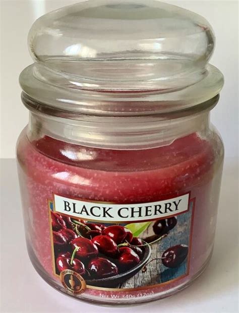 Aldi Jar Candle In Black Cherry 340g 12 Oz Brand By Ebay