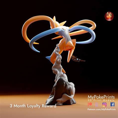 Pokemon Fan Made Deoxys Attack Figure Mypokeprints Etsy