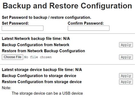 Backup And Restore Configuration Smm Lenovo Docs