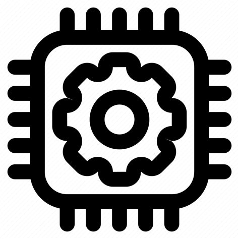 Circuit Chip Processor Microchip Cpu Technology Computer Icon Download On Iconfinder