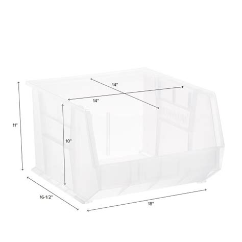 Utility Extra Large Stackable Plastic Bins The Container Store