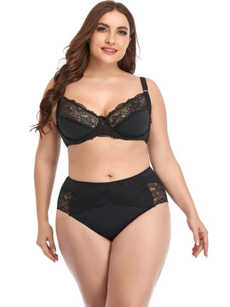 Комплект белья Женский черный Крючки брифы Капрон Спандекс Бант Кружево размер 50 85d