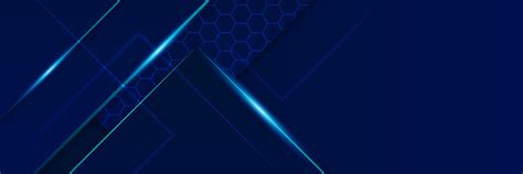 기업 비즈니스 블루 와이드 배너 디자인 배경 짙은 파란색 기술 기하학적 배경을 가진 추상적인 현대 3d 배너 디자인 벡터 일러스트레이션 0명에 대한 스톡 벡터 아트 및 기타
