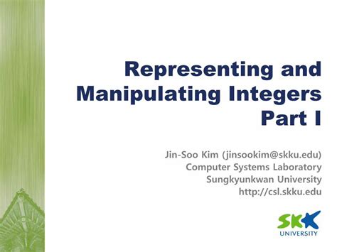 Pdf Representing And Manipulating Integers Part I Uploadssse2030f139 Int1