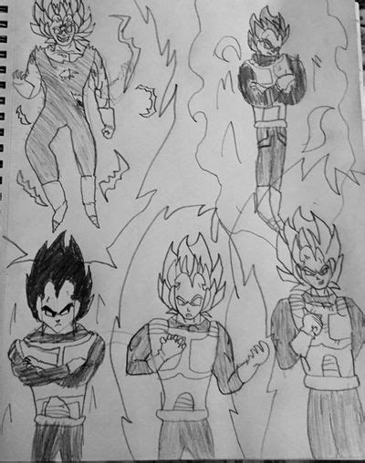 Transformation Evolution Vegeta By Venomsnatcher On Deviantart