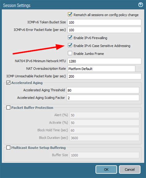 Using Case Sensitive Ipv6 Addressing On A Palo Alto