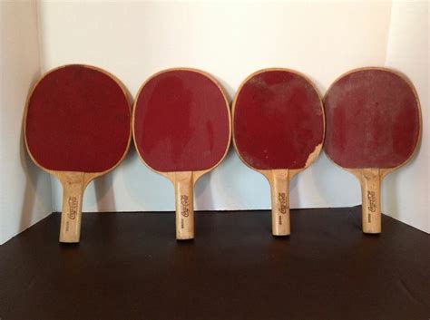 Vintage Coca Cola Coke Lot 4 Ping Pong Paddles Advertising Memorabilia