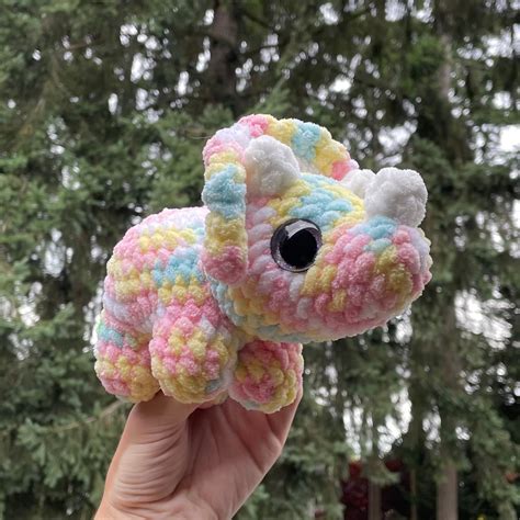 Triceratops Crochet Pattern Etsy