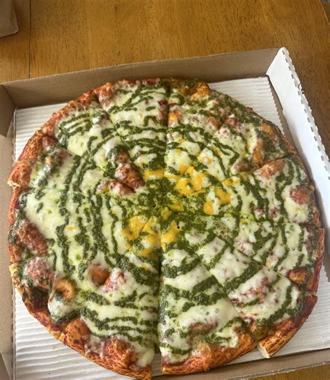 Pesto Cheese Village Host Pizza Santa Cruz Rpizza