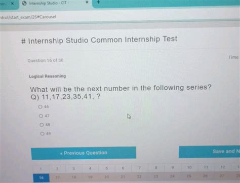 Internship Studio CIT Ntrol Startexam StudyX