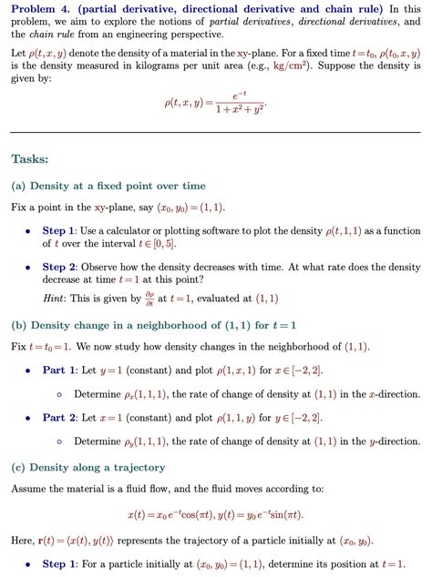 Solved Problem 4 Partial ﻿derivative Directional