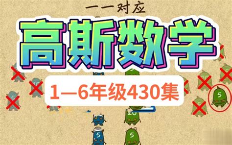【全430集】高斯数学1 6年级动画版 奥数思维提升 18650046405 默认收藏夹 哔哩哔哩视频