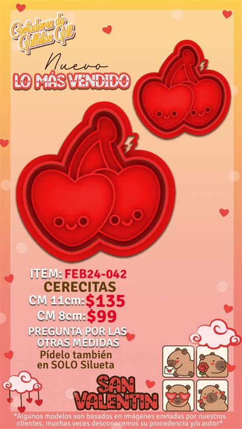 Cerecitas Cortadores De Galletas Gdl