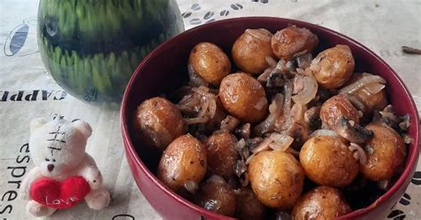 Жареная картошка с грибами и луком в казане рецепт с фото пошаговый от Лада Шумак АМБАССАДОР