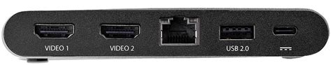 Dk C Hagpd Startech Usb C Dual K Hdmi Multiport Adaptor With Usb Power Delivery
