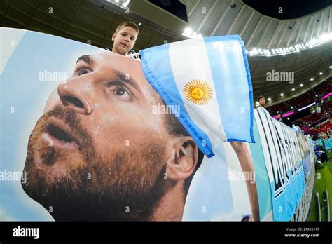 Al Rayyan Qatar 03rd Dec 2022 Argentina Fan During The Fifa World