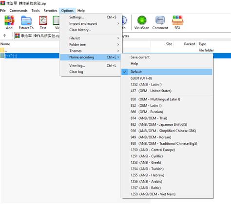 Zip压缩包解压后的文件名是乱码？ Profesor 博客园