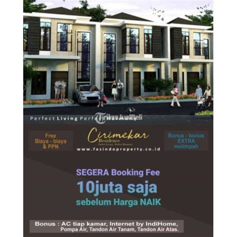 Dijual Hunian Exclusive Perumahan Cirimekar Residence Cibinong Di Bogor