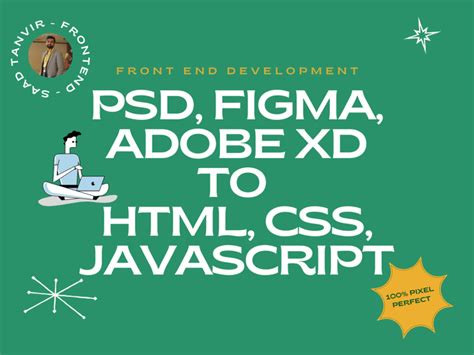 Psd Figma Adobe Xd To Html Css Bootstrap Jquery Js Upwork