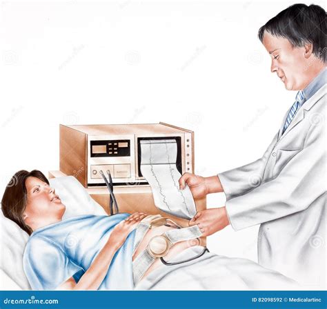 Fetal Monitoring Stock Photography CartoonDealer 93891404
