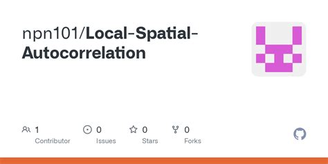 Github Npn101local Spatial Autocorrelation