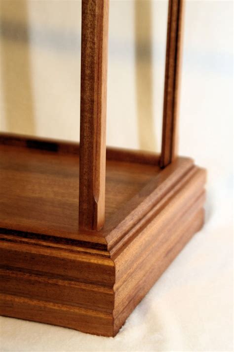 Wood And Glass Display Case Mahogany Options Also Available Cherry
