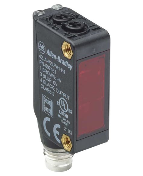 Allen Bradley 42ja P2lpa1 F4 Photoelectric Sensor 42ja Visisight M20a