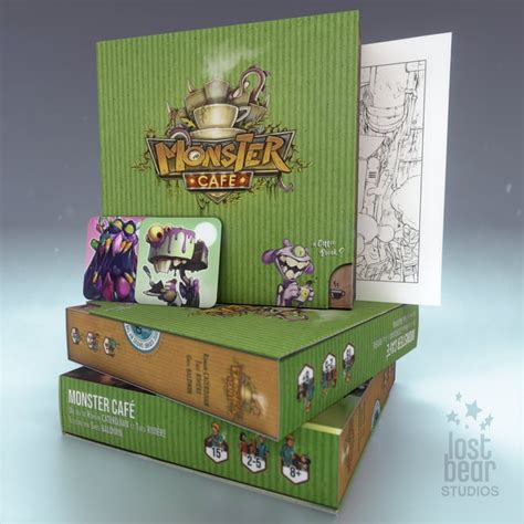 Monster Café Game with Exclusive Print | Lost Bear Studios