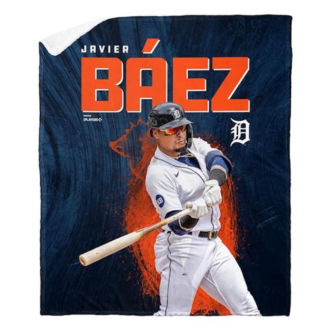The Northwest Group Mlb Tigers Javier Baez Silk Touch Sherpa Multicolor