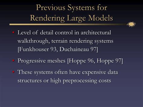 ppt a multiresolution point rendering system for large meshes